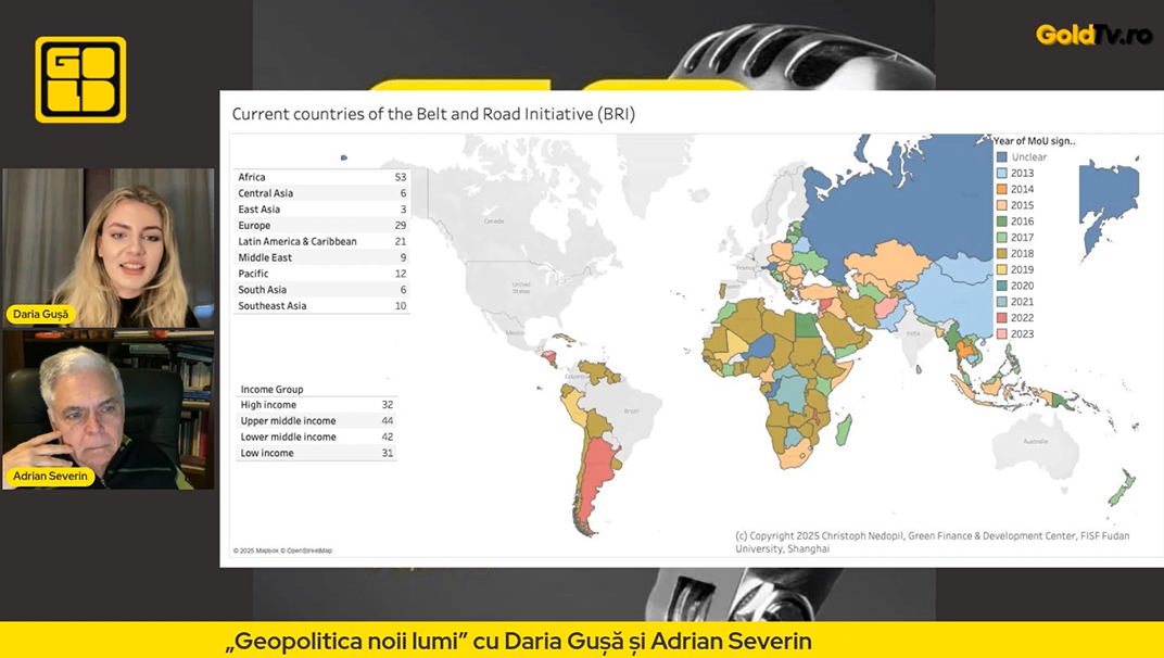 Inițiativa chinezească „One Belt, One Road” (OBOR), prezentată și ...
